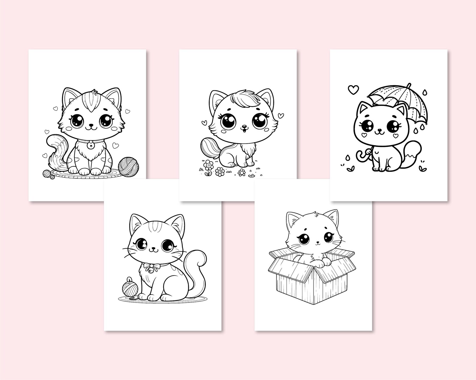 Cats Coloring Pages | 20 Printable Kids Coloring Pages | Kitten ...