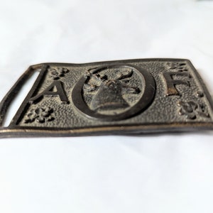 Rare Circa 1860s Fraternal Uniform Buckle for the Ancient Order of ...