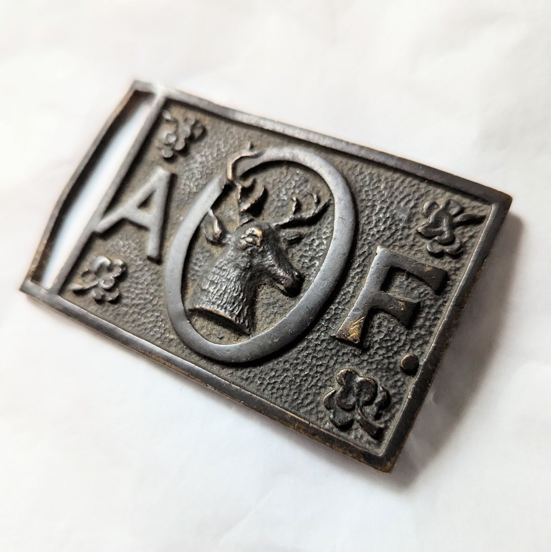 Rare Circa 1860s Fraternal Uniform Buckle for the Ancient Order of ...