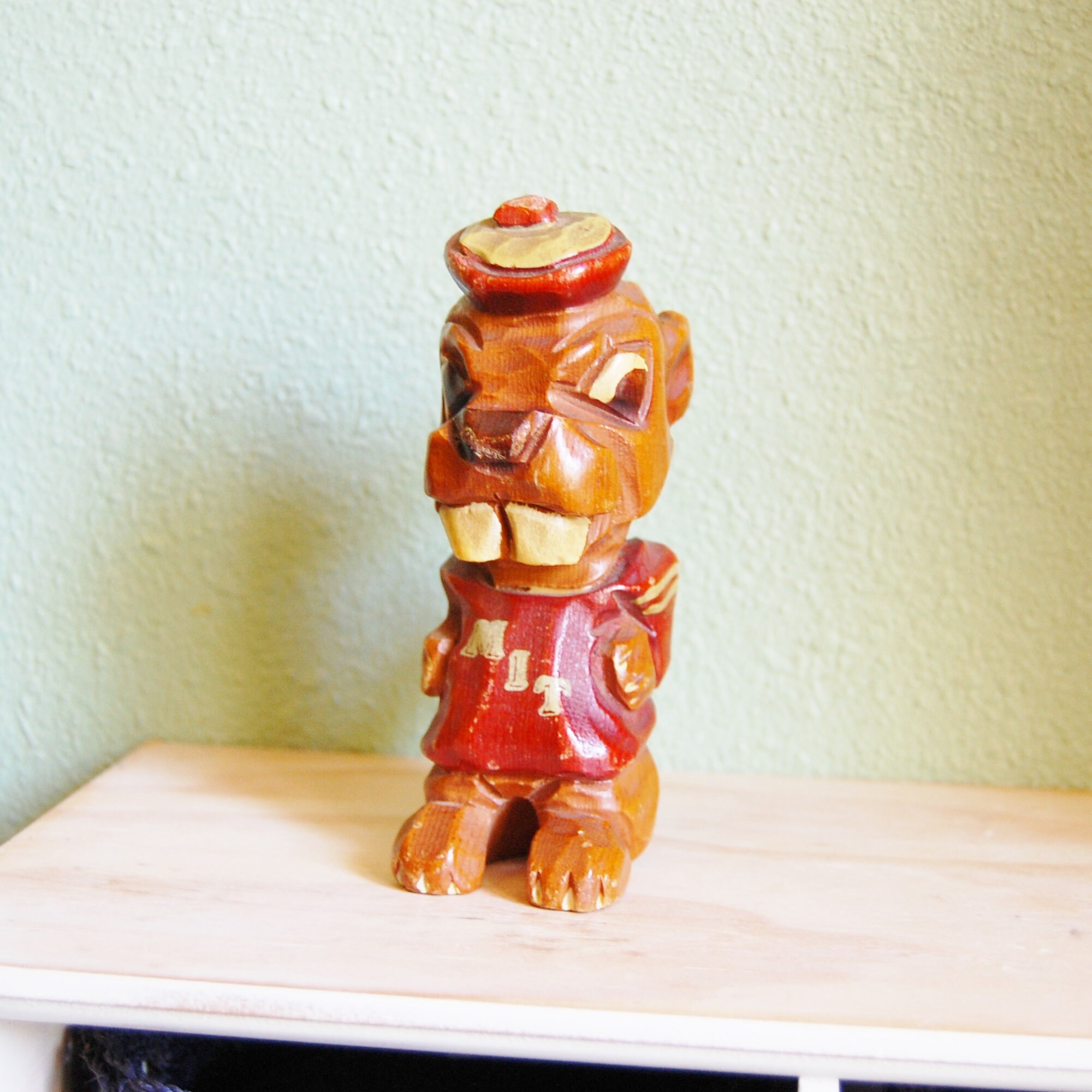 Art & Collectibles Collectibles Vintage 1940s 50s MIT Mascot Carved ...
