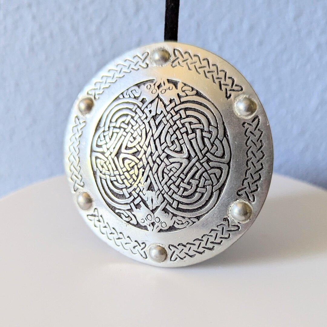 Vintage 1990s Pewter Celtic Knot Belt Buckle - Etsy