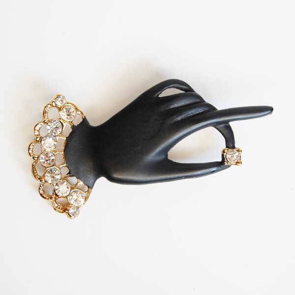 Hand Brooch - Etsy