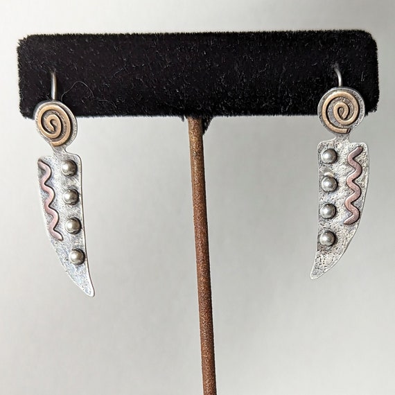 Vintage hallmarked textured sterling - Gem