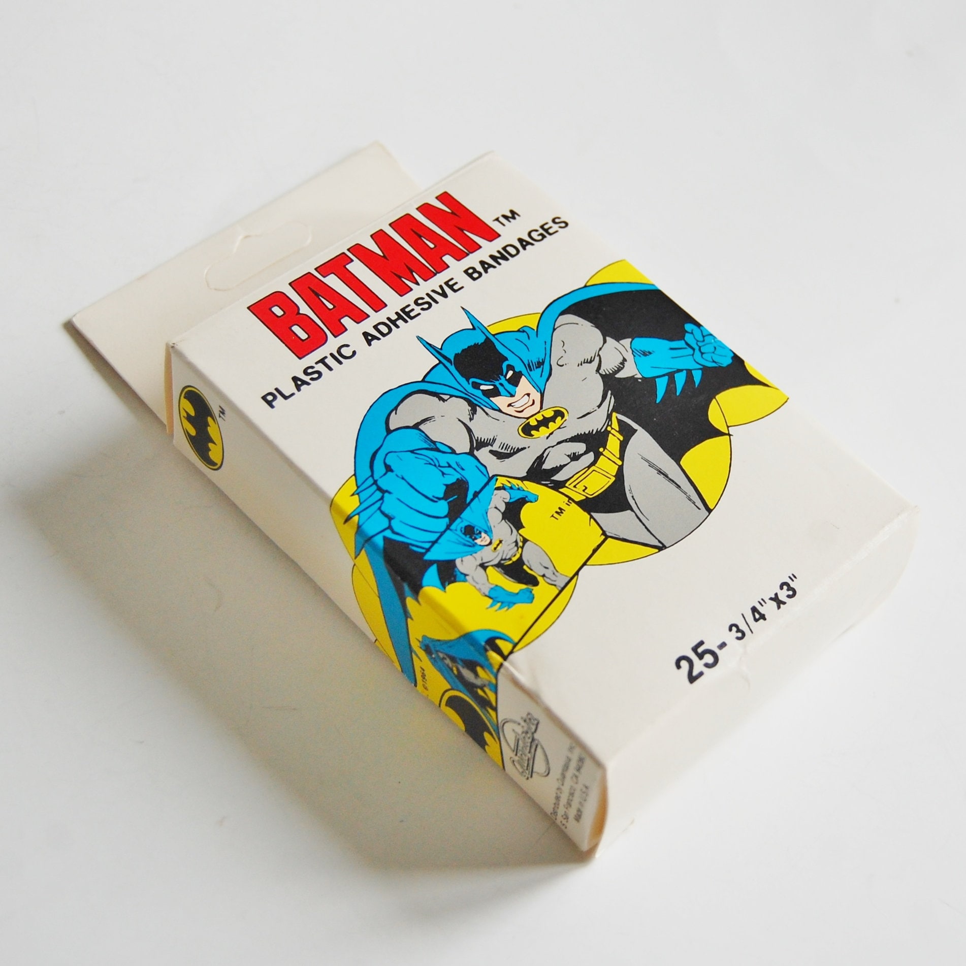 Vintage 80s Batman Bandages Box Quantasia Comic Book Design - Etsy