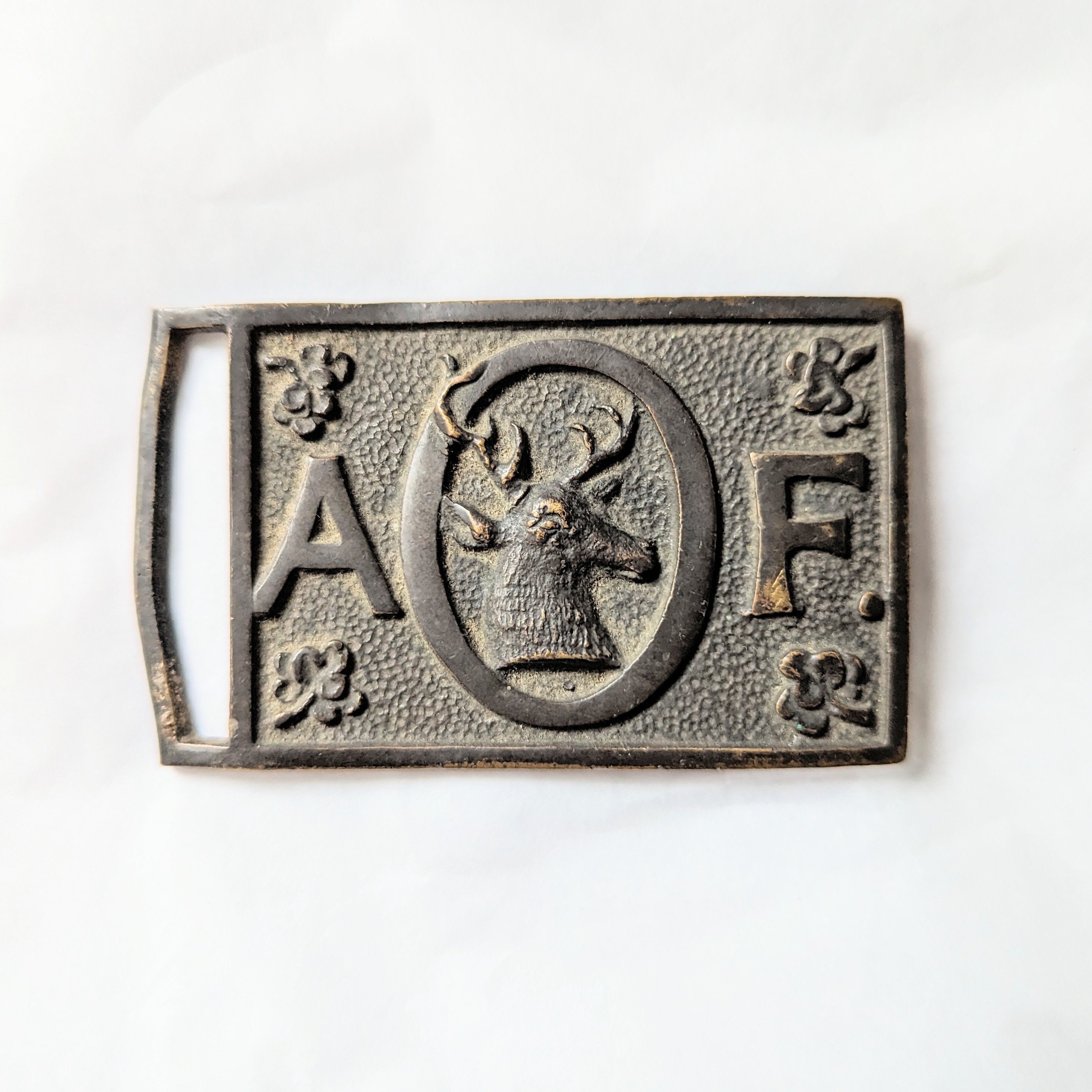 Rare Circa 1860s Fraternal Uniform Buckle for the Ancient Order of ...