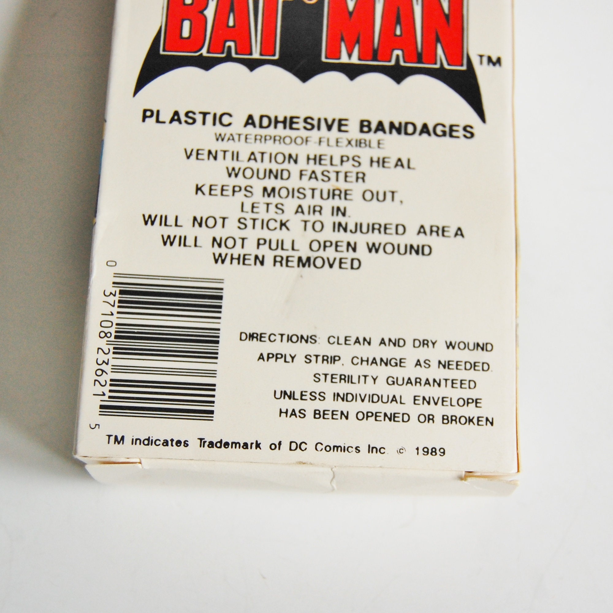 Vintage 80s Batman Bandages Box Quantasia Comic Book Design - Etsy