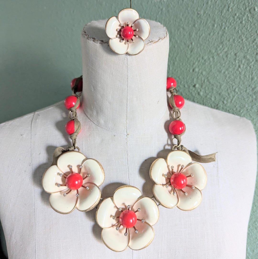 Vintage Marc Jacobs Necklace Statement Choker and Ring Signed Set - Etsy