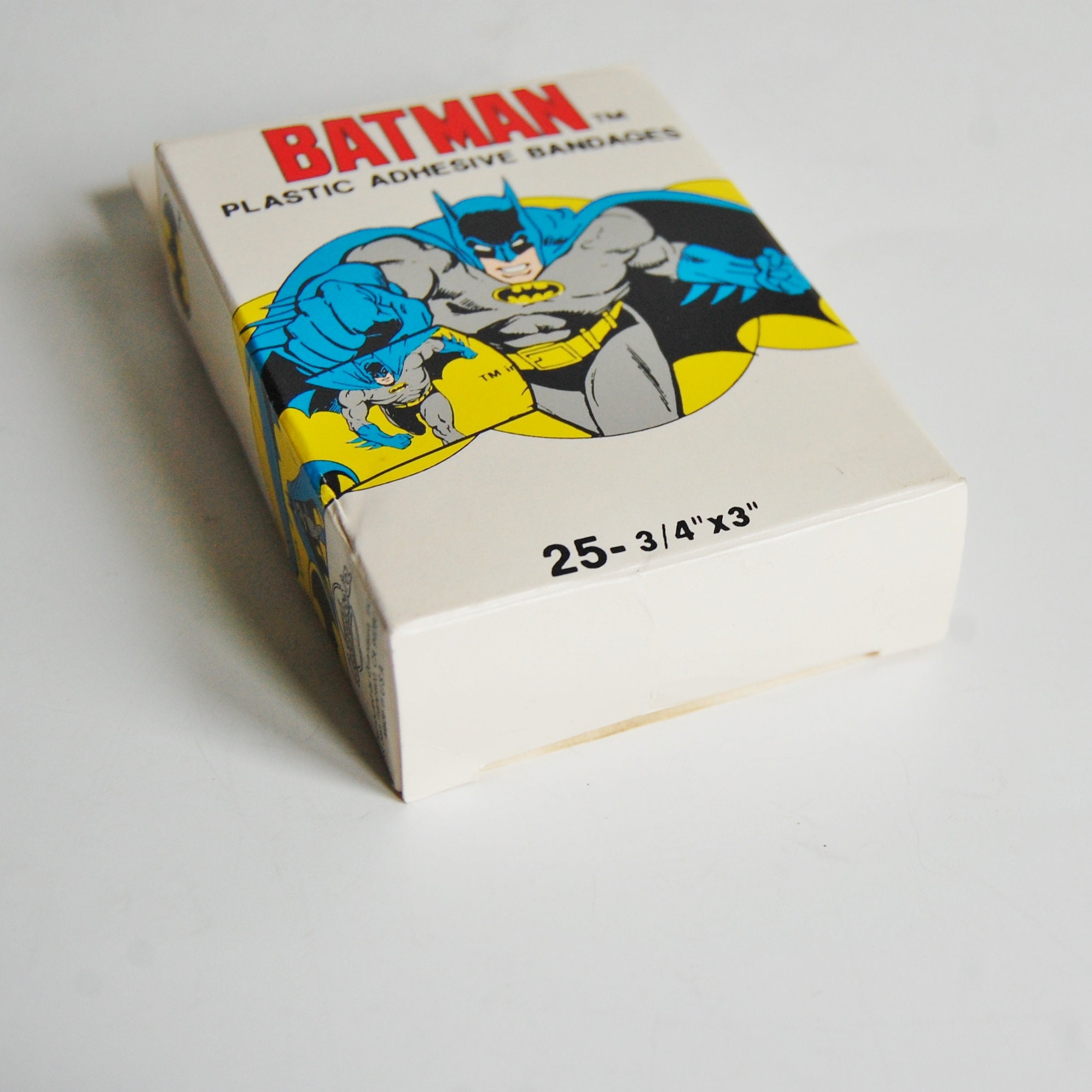 Vintage 80s Batman Bandages Box Quantasia Comic Book Design - Etsy