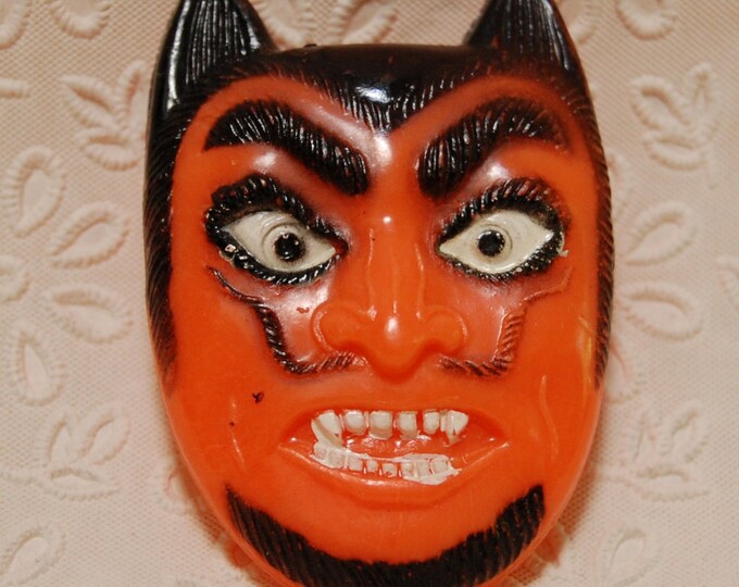 Vintage Devil Face Plastic Clicker Hong Kong Halloween Noisemaker - Etsy