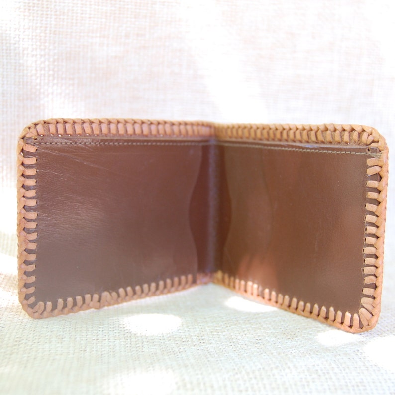 Vintage 1950s Tooled Leather Wallet Western Billfold Initials - Etsy