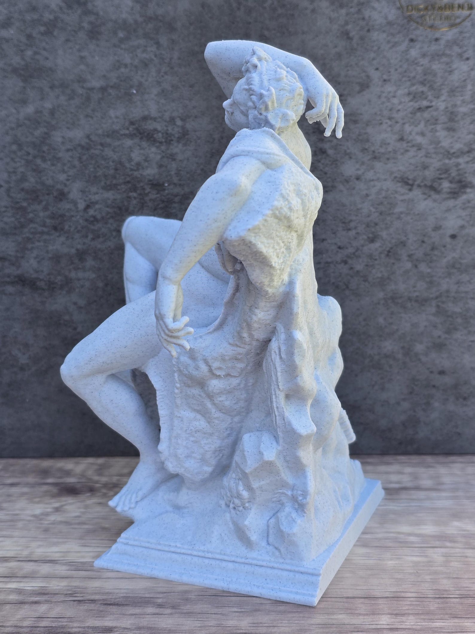 Barberini Faun Statue, Sleeping Satyr Sculpture 3D Printed, Ancient ...