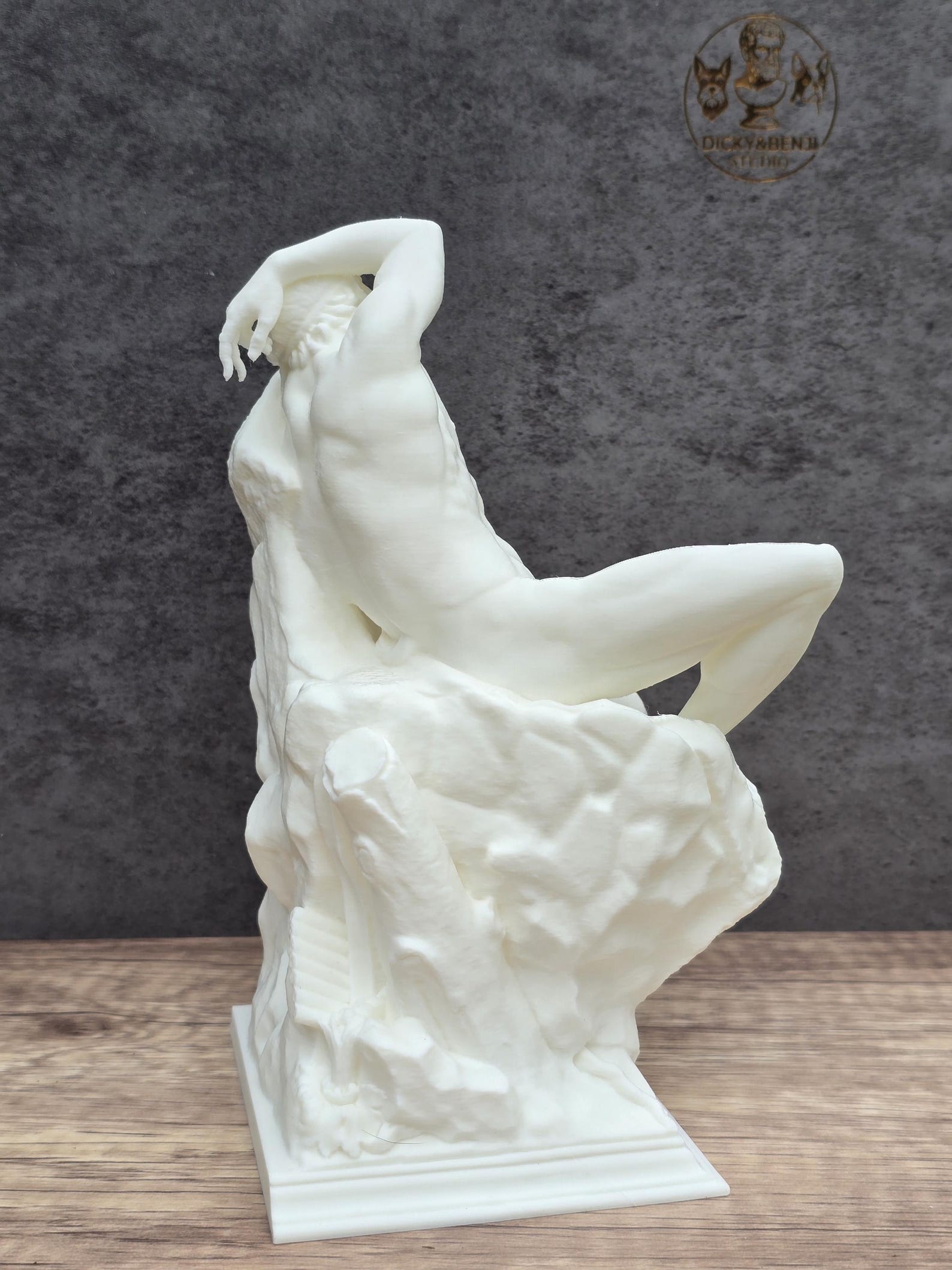 Barberini Faun Statue, Sleeping Satyr Sculpture 3D Printed, Ancient ...