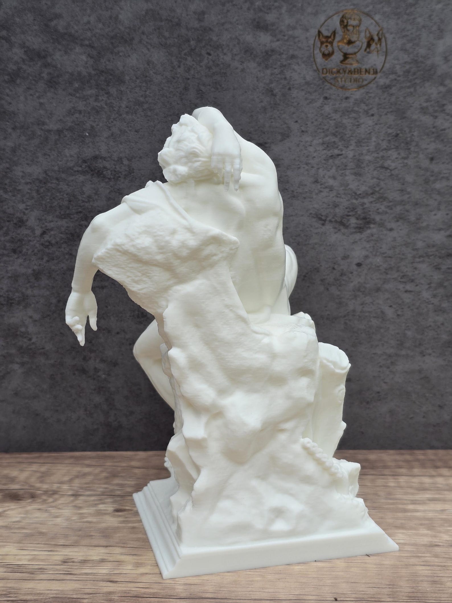 Barberini Faun Statue, Sleeping Satyr Sculpture 3D Printed, Ancient ...