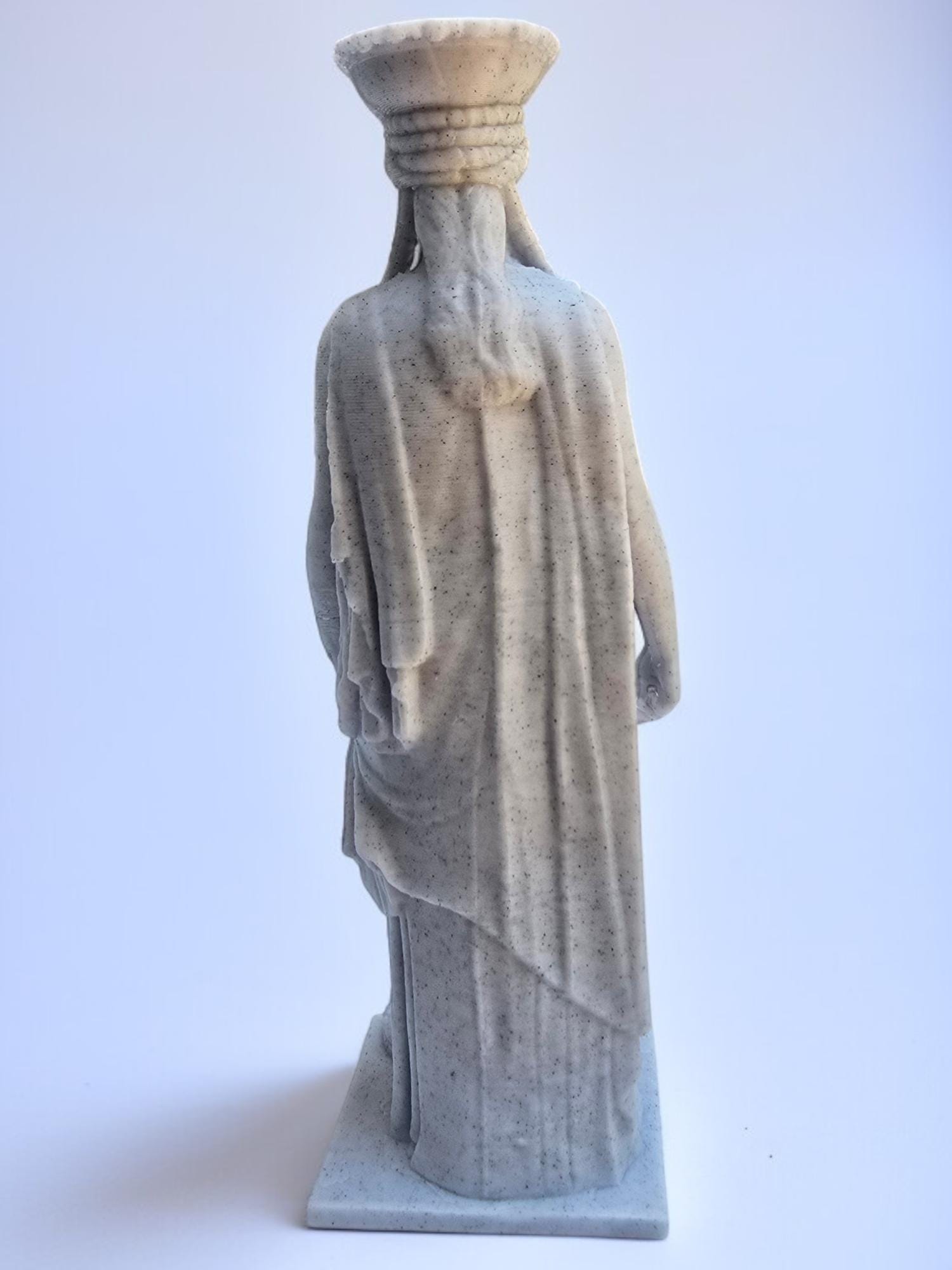 Caryatid Statue – 3D Printed Greek Female Column | Classical Home Decor ...