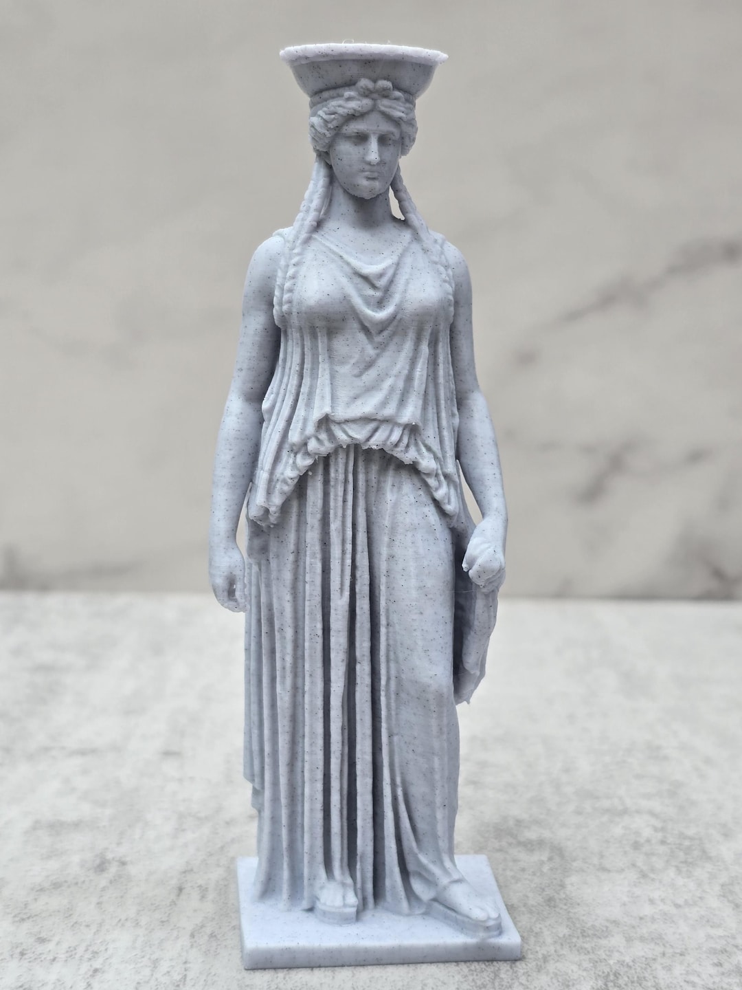 Caryatid Statue, Acropolis Art 3D Printed, Athens Greek Female ...