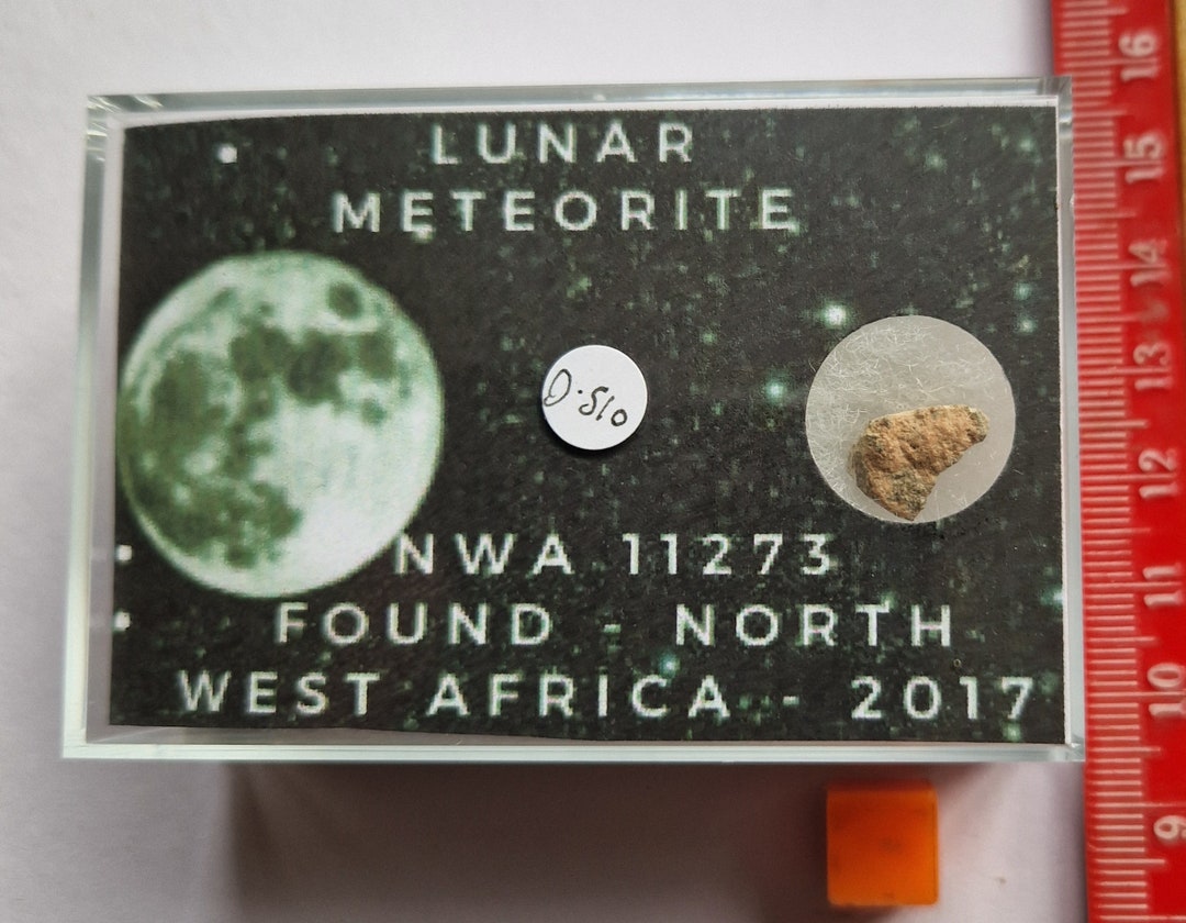 Boxed Moon Rock -lunar Meteorite NWA 11273 - 0.510 Grams - NEW ...