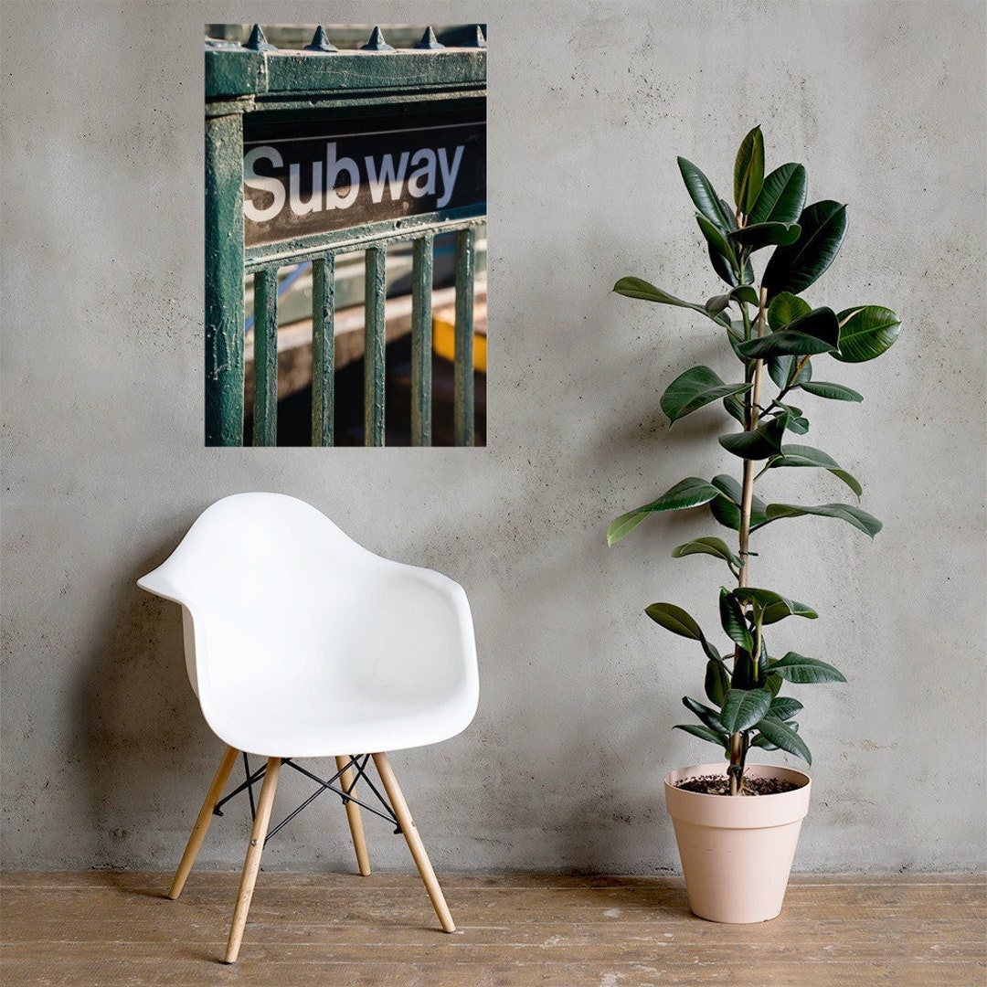 Subway Poster, Living Room Poster, Everyday Life Poster - Etsy
