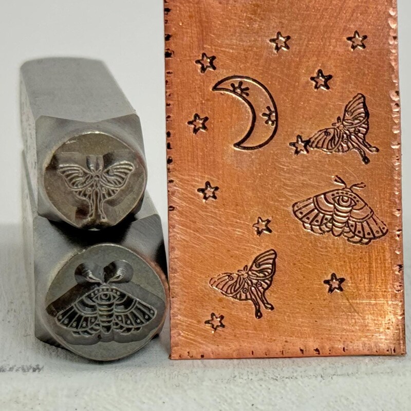 Moth Stamp - Etsy