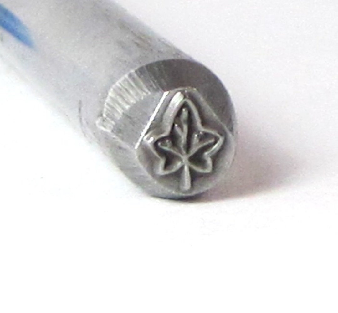 Ivy Stamp, Ivy Leaf Foliage, Steel Stamp 5x5.5 Mm, Metal Stamping, Ivy ...