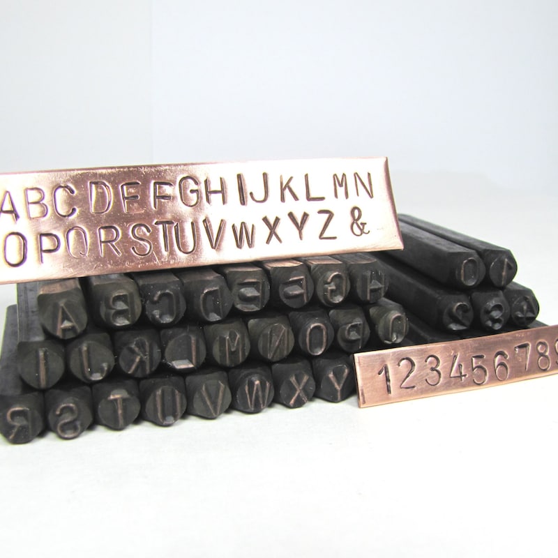 Metal Alphabet Stamp - Etsy