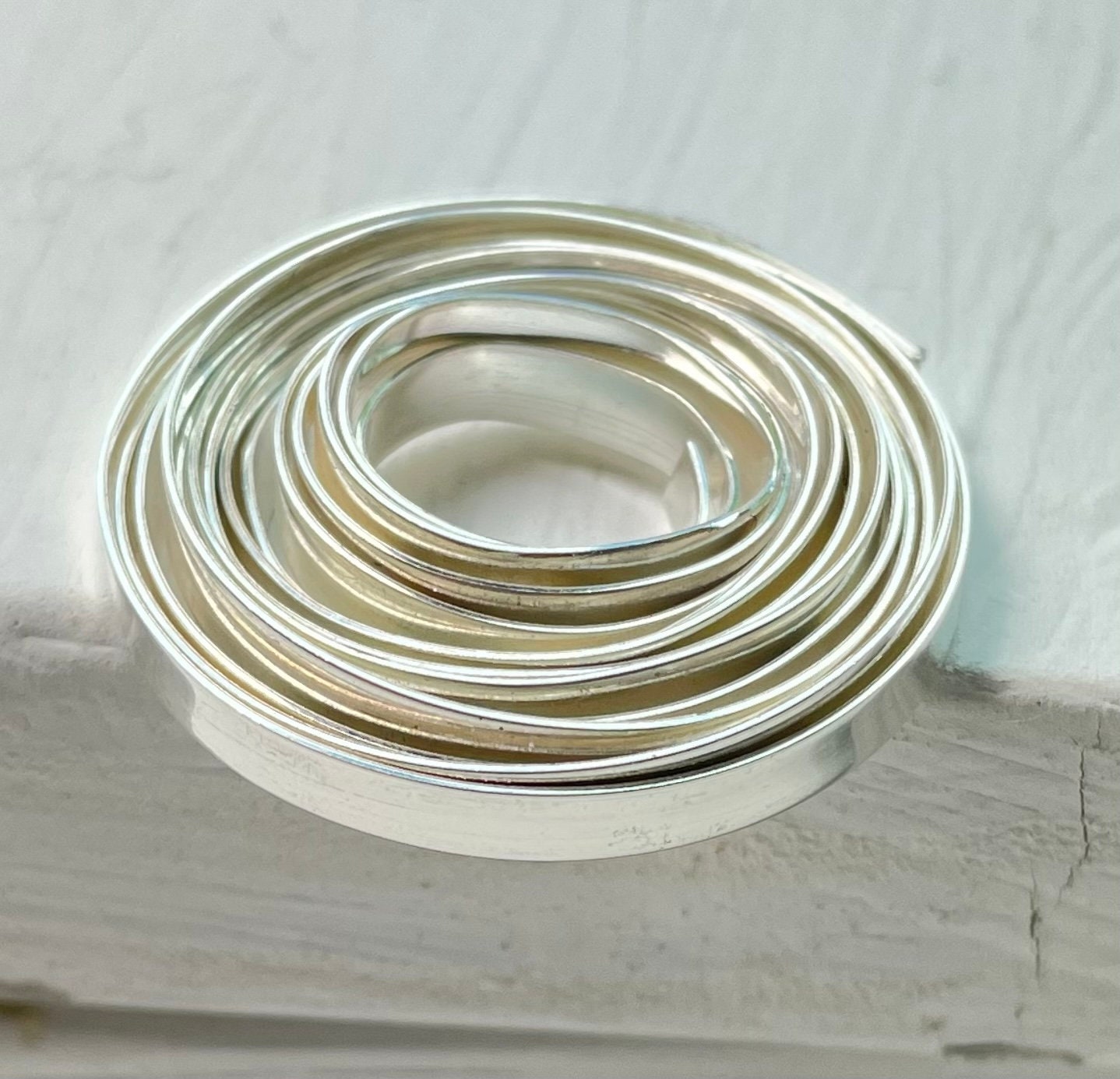 Smooth Bezel Wire, 3 Feet Bezel Wire, Fine Silver 999, 1/8 Inch Wire ...