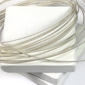 Twisted Wire 20 Gauge, Sterling Silver Wire, 1 Ft Length, Jewelry Wire ...