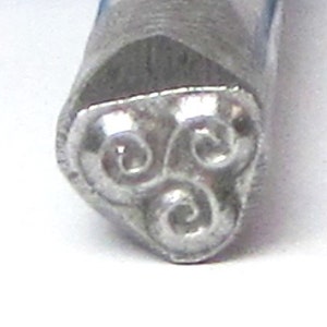 Irish Celtic Swirl Steel Design Stamp for Silver Working 5x5 Mm - Etsy