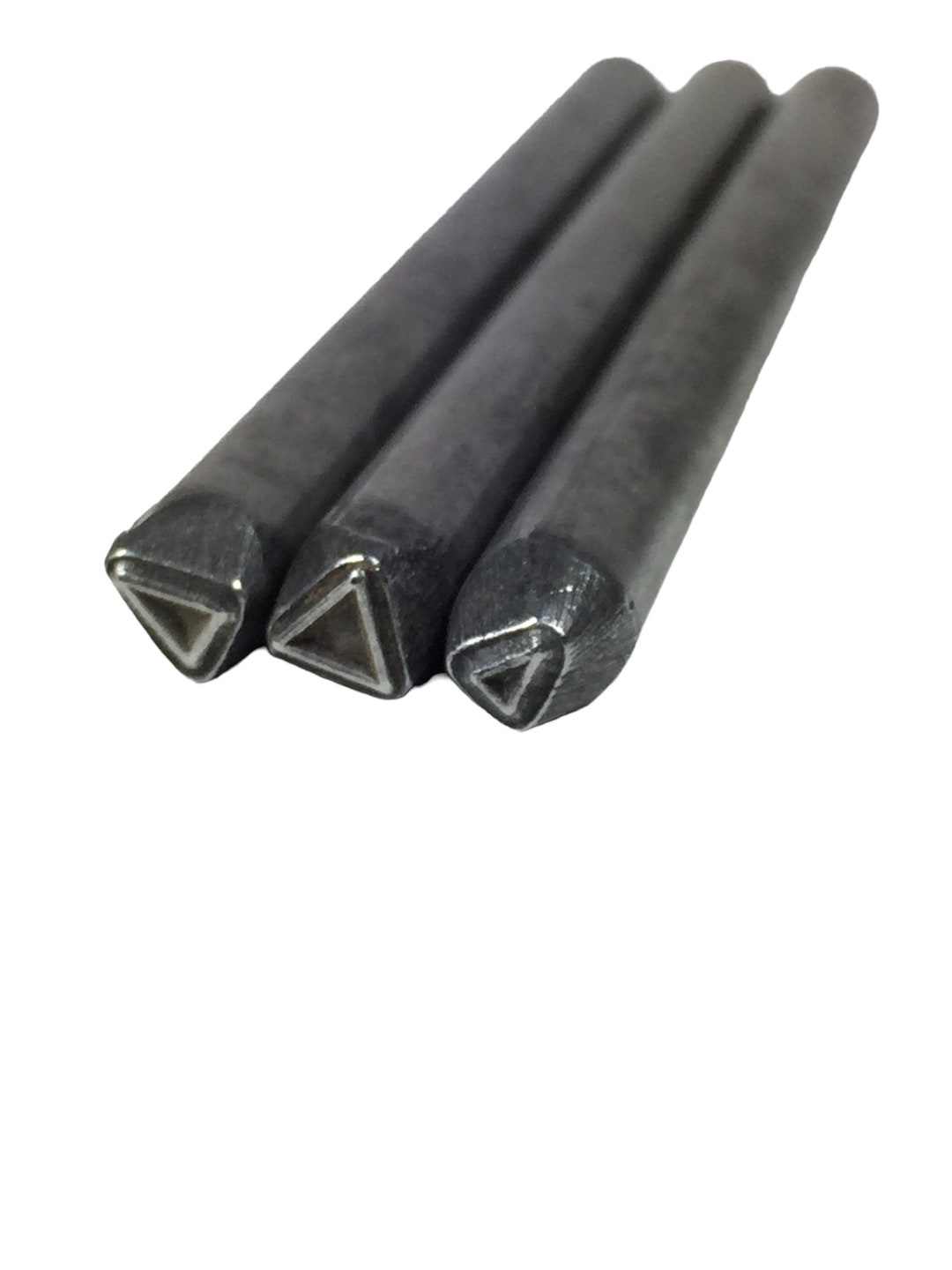 Set of 3 Triangle Stamps, Tribal Jewelry Stamp, Geometric Stamp ...