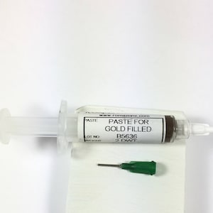 Gold Filled Paste Solder 2 Dwt Pennyweight, Soldering Paste, for Any ...