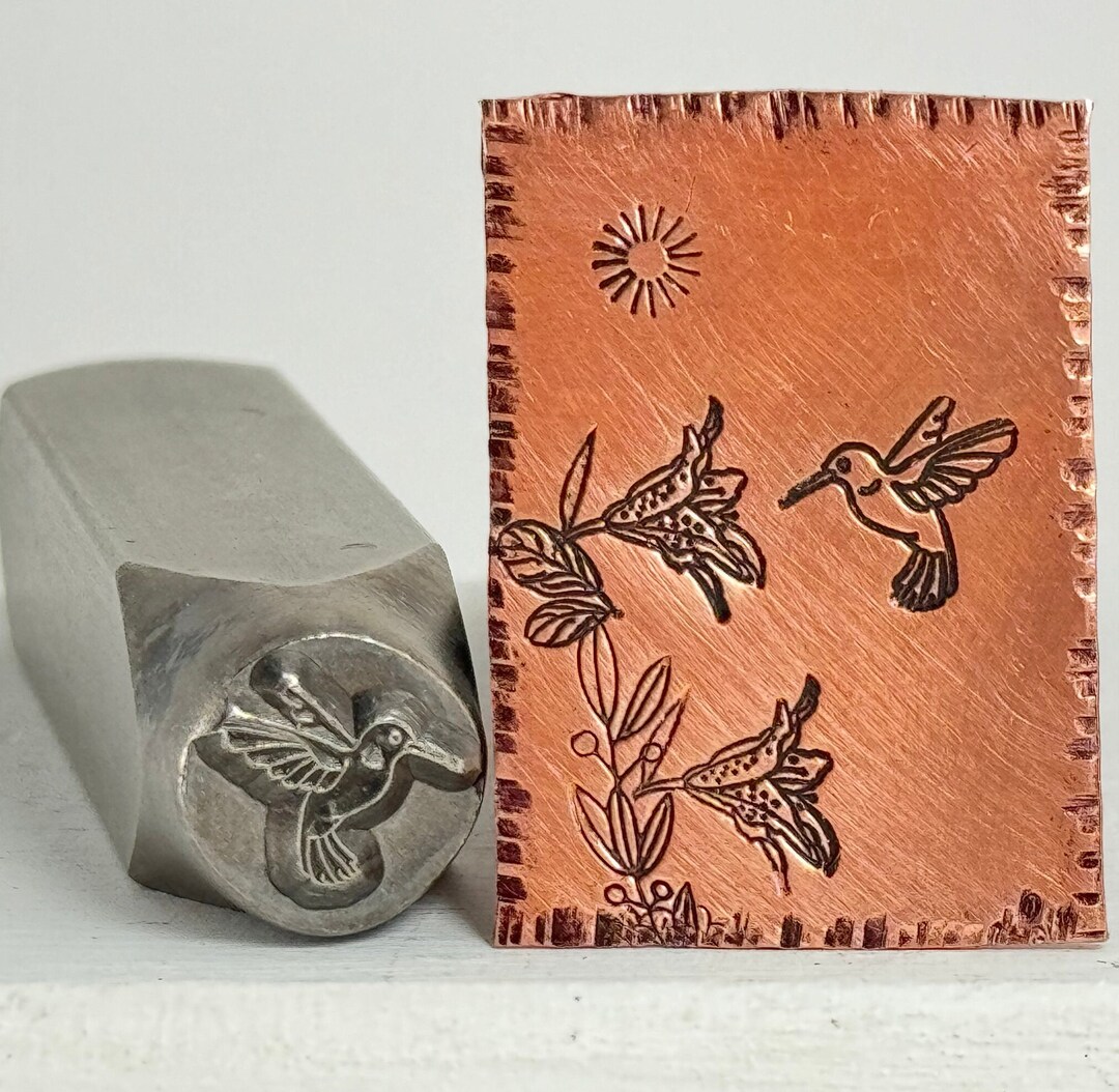 Hummingbird Steel Stamp, Metal Stamping, Jewelry Making Tools, Cute ...