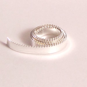 Serrated Bezel Wire, Fine Silver .999, 3/16 26 Ga Bezel Wire, 3 Ft ...