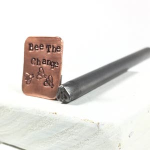 Honey Bee Stamp, Metal Bee Stamp, Honey Bee Jewelry Stamp, Bee Jewelry ...