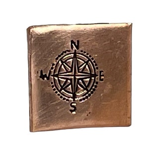 Compass Steel Stamp, Metal Stamping, Jewelry Making, Exploration ...