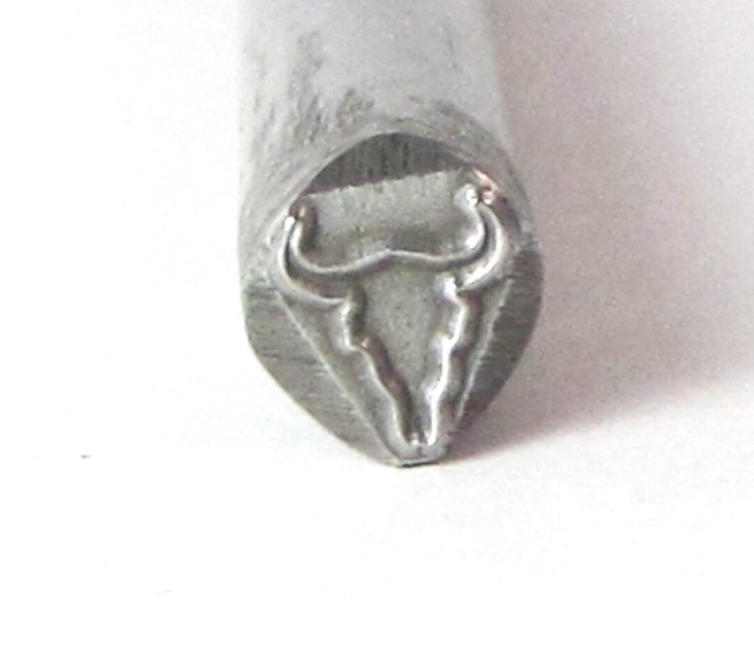 Cow Skull Stamp, Western Metal Stamp, Desert Jewelry Stamp, 6x5 Mm ...
