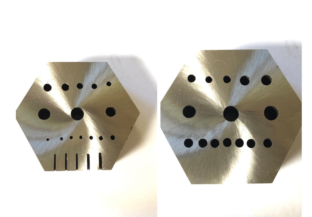 Riveting Block, Solid Steel Hexagonal 2 1/8 X 2 1/8, Rivet Making Tool ...