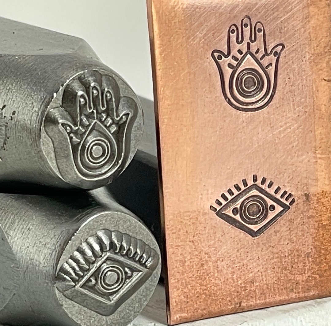 Evil Eye Stamp, Hamsa Hand Stamp, Mystic Jewelry Stamp, All Seeing Eye ...