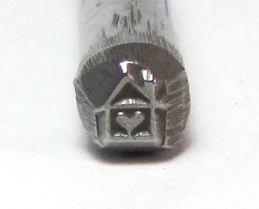House Stamp by Romazone, 5mm X 4.5mm Steel Stamp, Little House Stamp ...