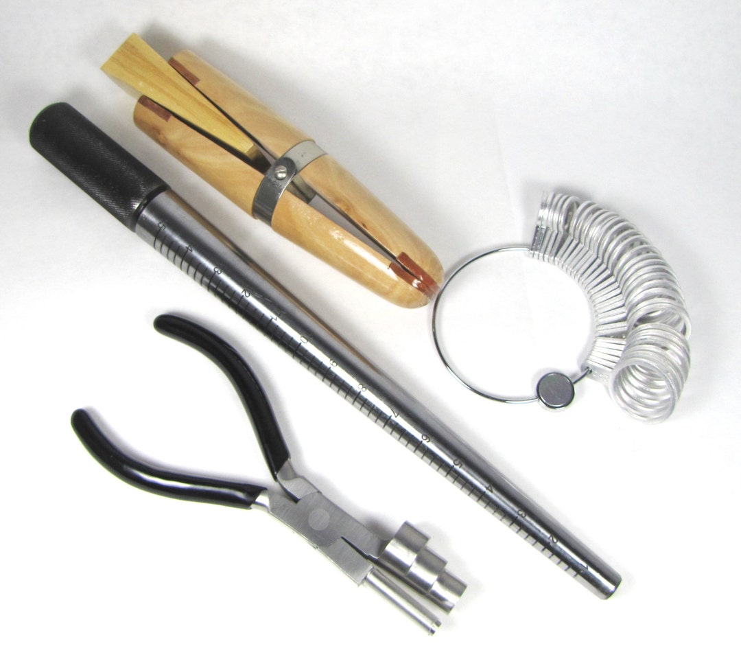 Ring Making Tools Kit by Romazone, Steel Ring Mandrel Set, Ring Coiling ...