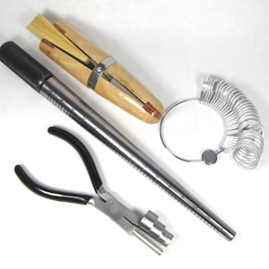 Ring Making Tools Kit by Romazone, Steel Ring Mandrel Set, Ring Coiling ...