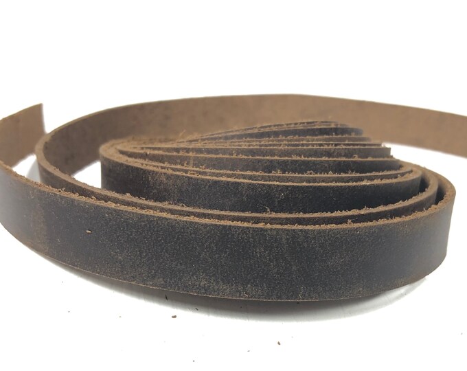 Cuff Leather Straps, 2 - 48 Inch Desert Brown .5 Inch Wide Leather ...
