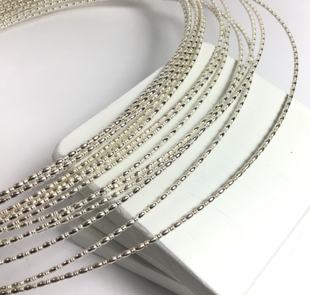 Oval Droplet Wire, Sterling Silver Wire, 1 Ft 2 Mm Medium Size, Accent ...