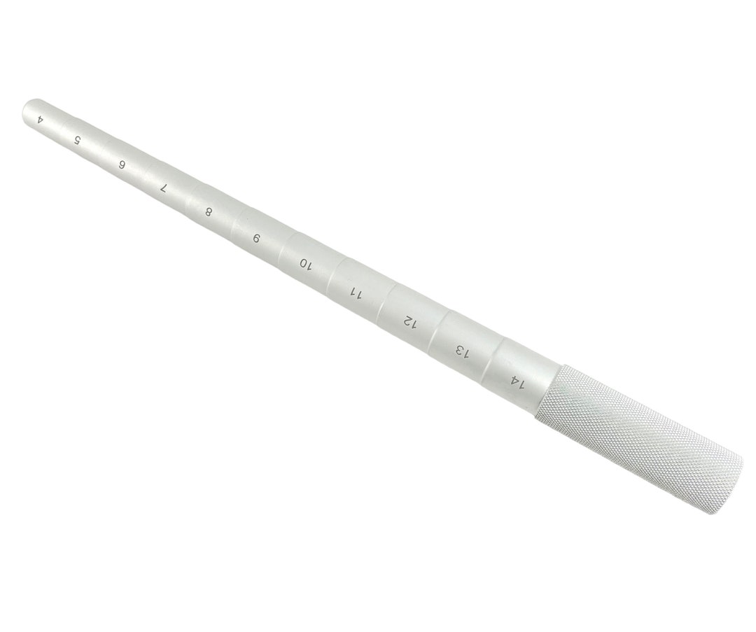 Stepped Ring Mandrel, Ring Sizing Mandrel in Whole or Half Sizes ...