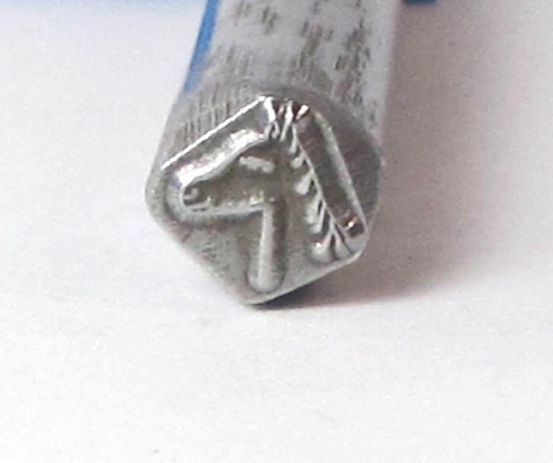 Horse Head Equestrian Steel Design Stamp for Jewelry Making and ...