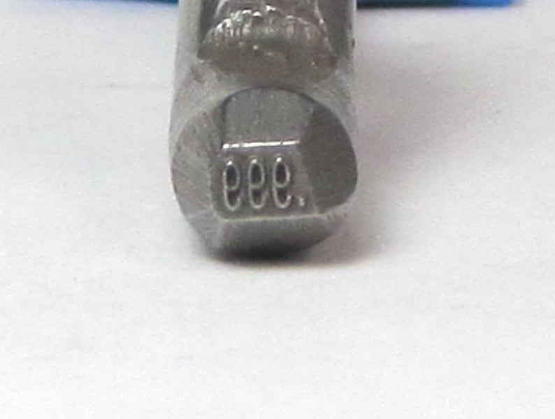 Hallmark Stamp .999 in Ring Band Stamp for FINE Silver 3mm X 1.5mm - Etsy