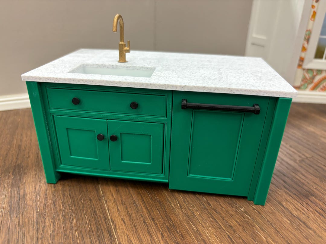 1:12 Scale Kitchen Island Beaded Trim EASY FIT KIT is Ready for Easy ...