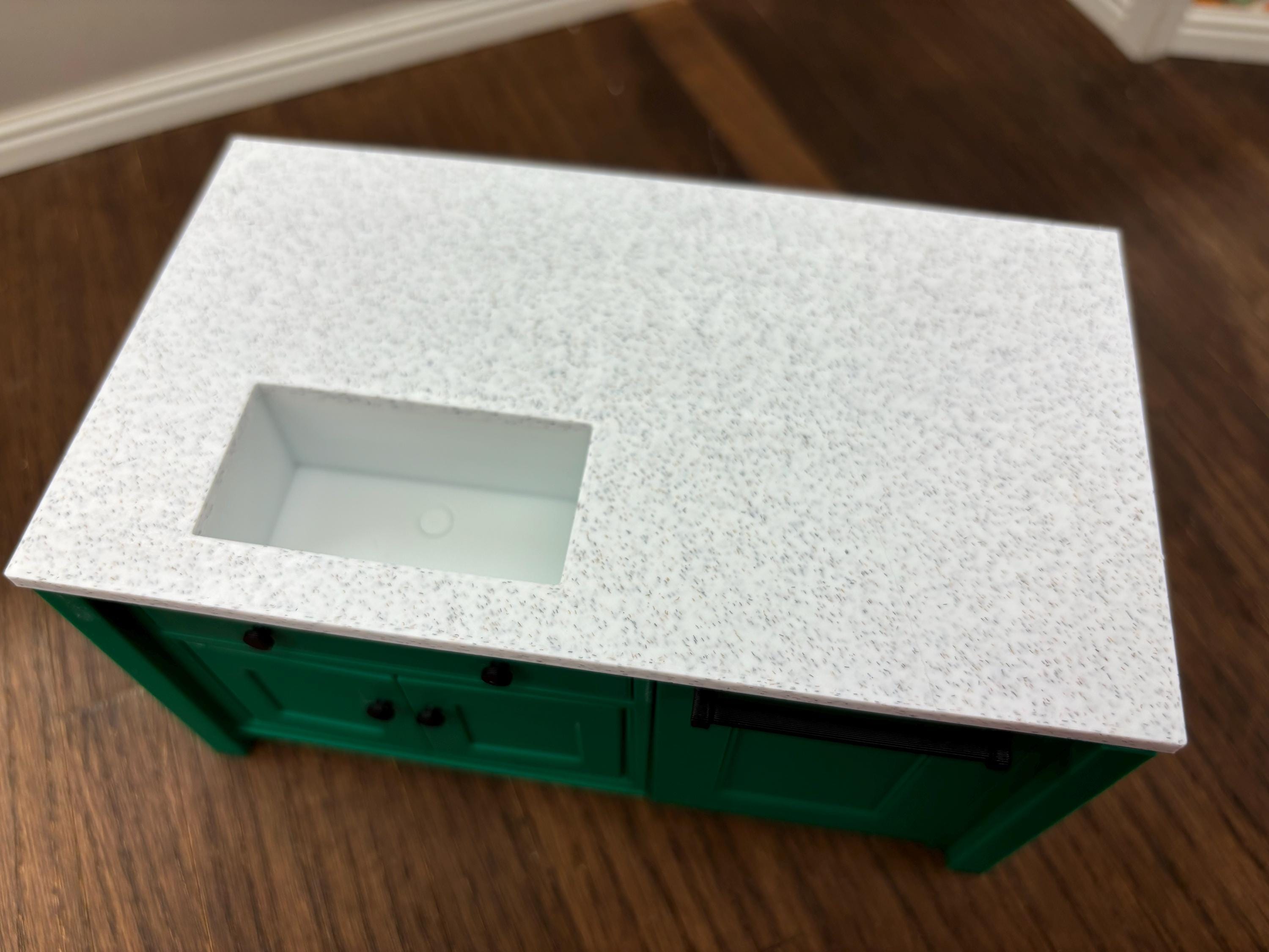 1:12 Scale Kitchen Island Beaded Trim EASY FIT KIT is Ready for Easy ...