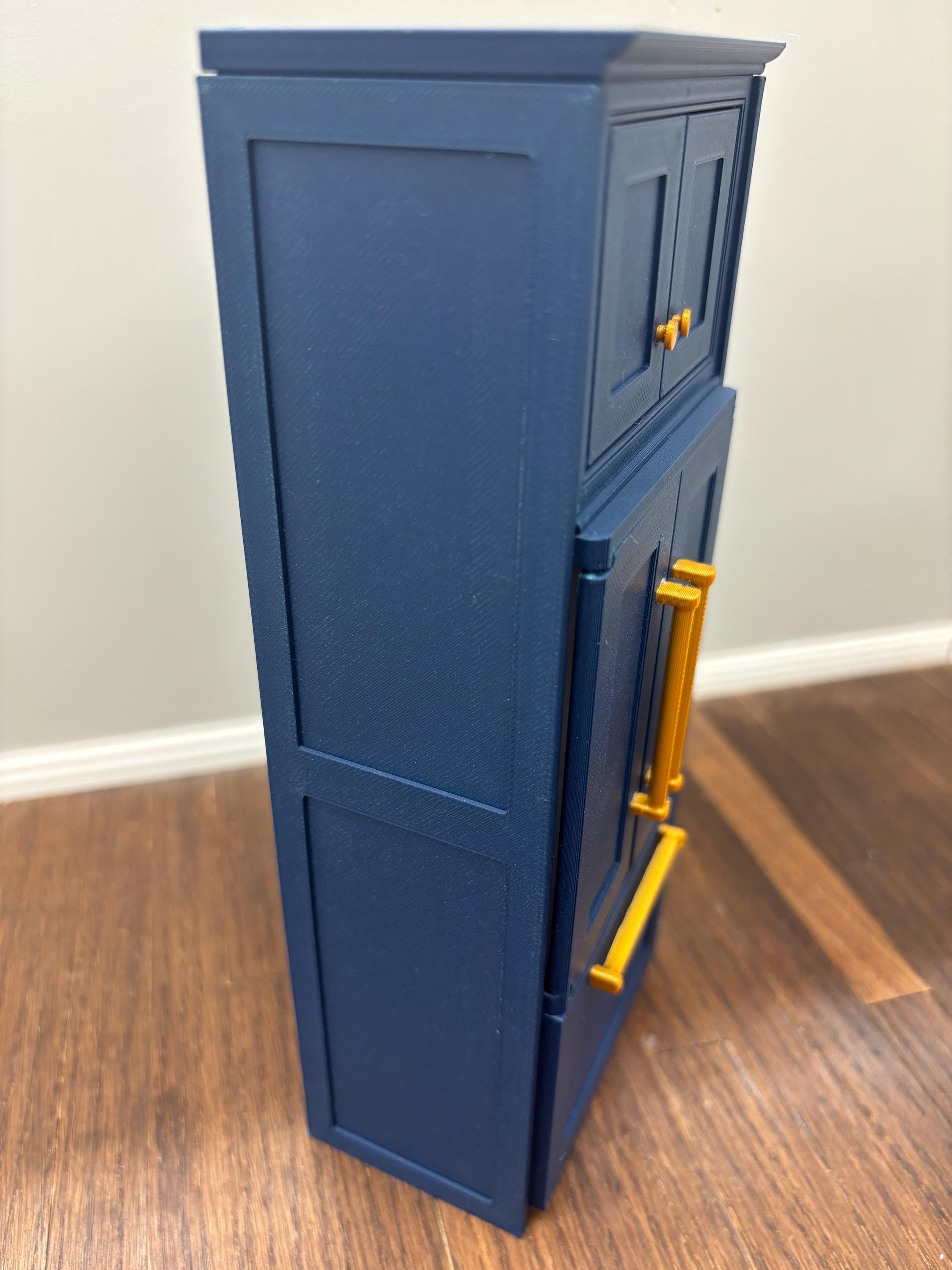 1:12 Scale Pre Colored Fridge EASY FIT KIT 3D Printed. - Etsy