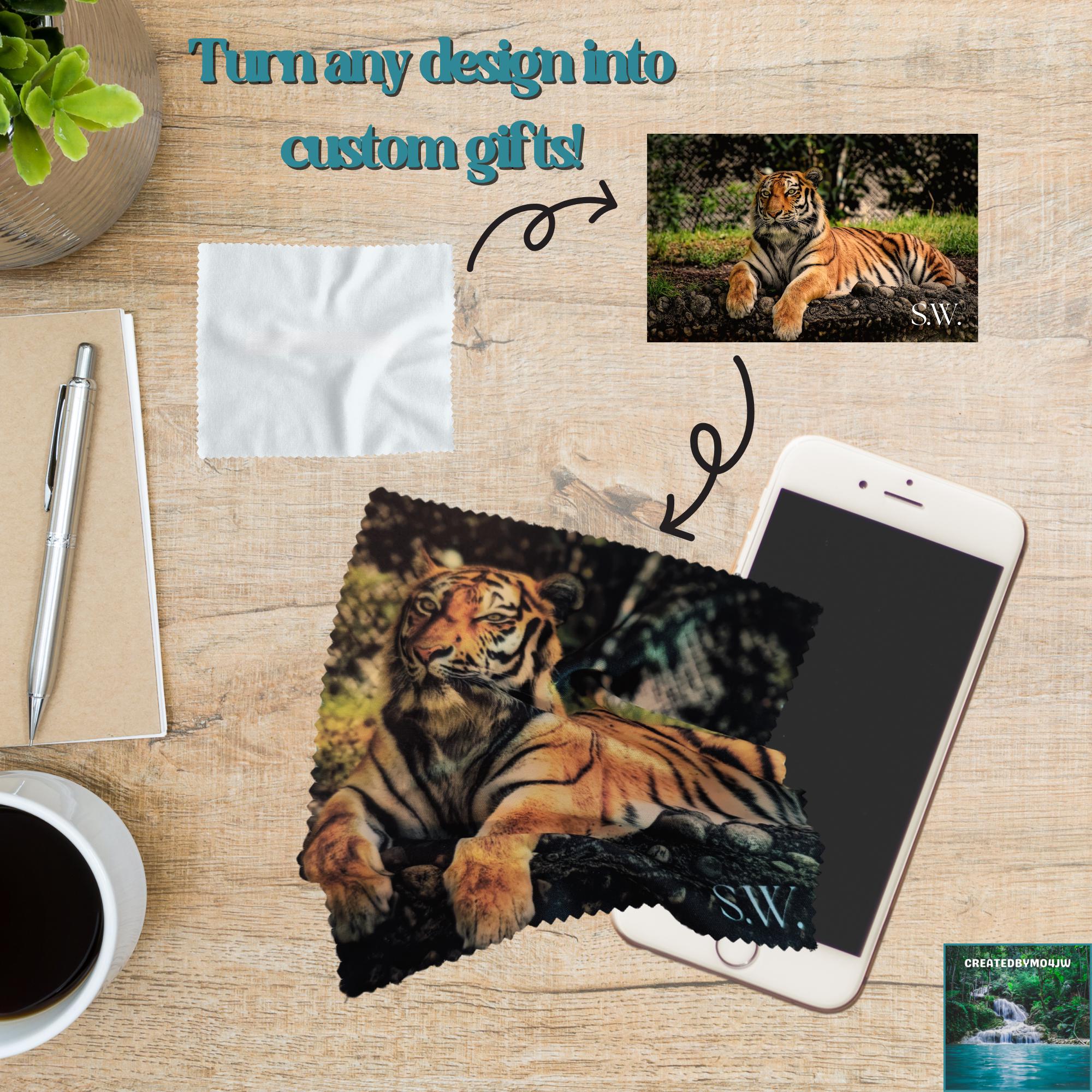 Custom Eyeglass Cleaning Cloth – 5x5 Sublimated Microfiber ...