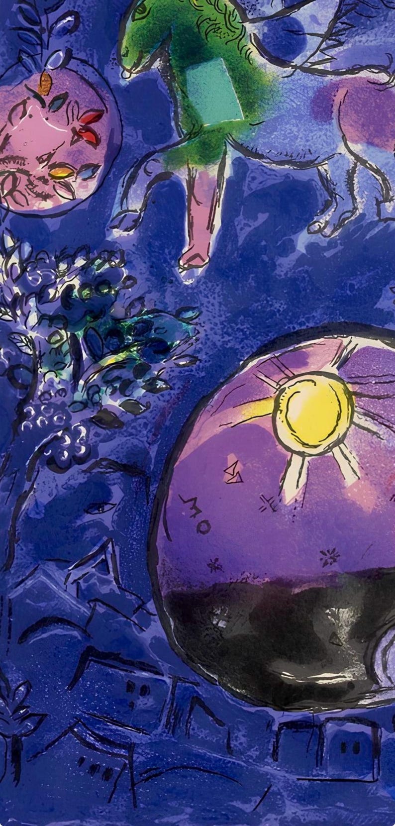 Marc Chagall, Tribe of Simeon, Jerusalem Windows, Limited Edition ...