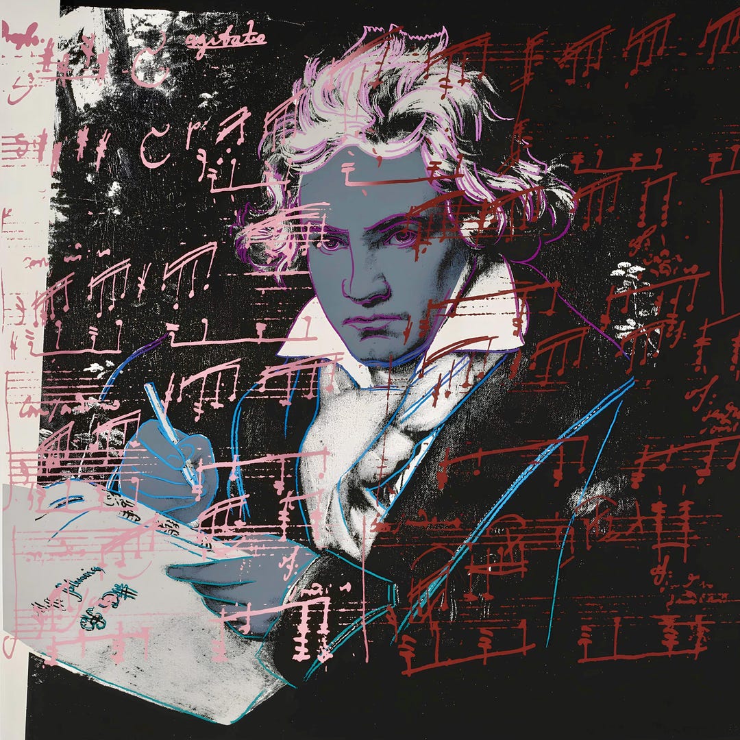 Andy Warhol, Beethoven, Nº391, Official Limited Edition, Sunday B ...